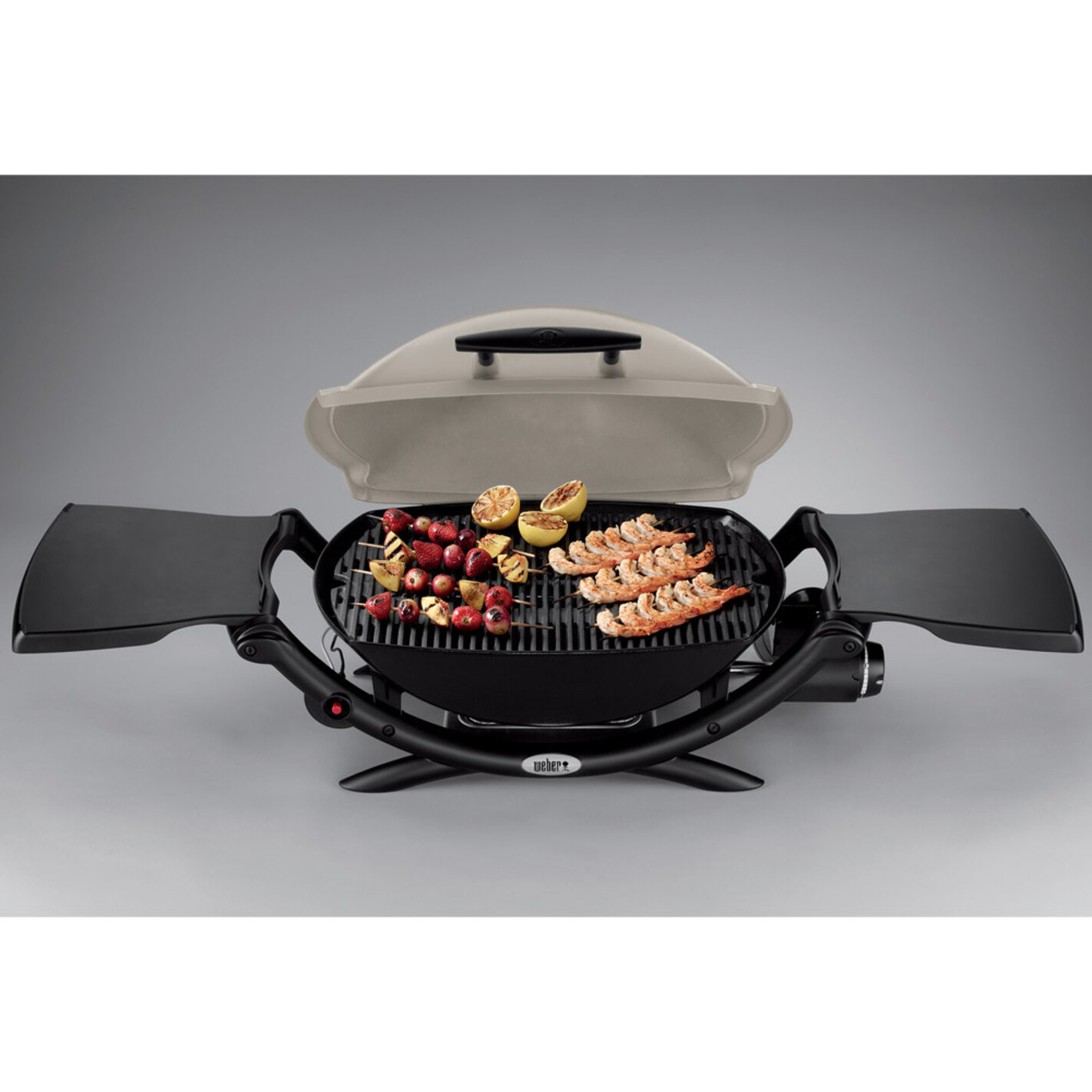 Grille de cuisson fonte émaillée 2 parties barbecue Q2000/Q200 - Weber