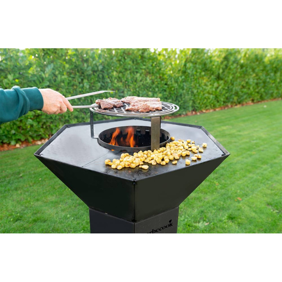Grille en fonte Dynamic Centre pour brasero plancha Barbecook Nestor