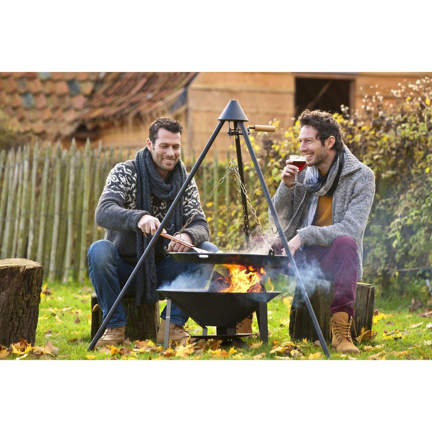 Brasero Barbecook Modern 60 - Chauffage d'extérieur en fonte