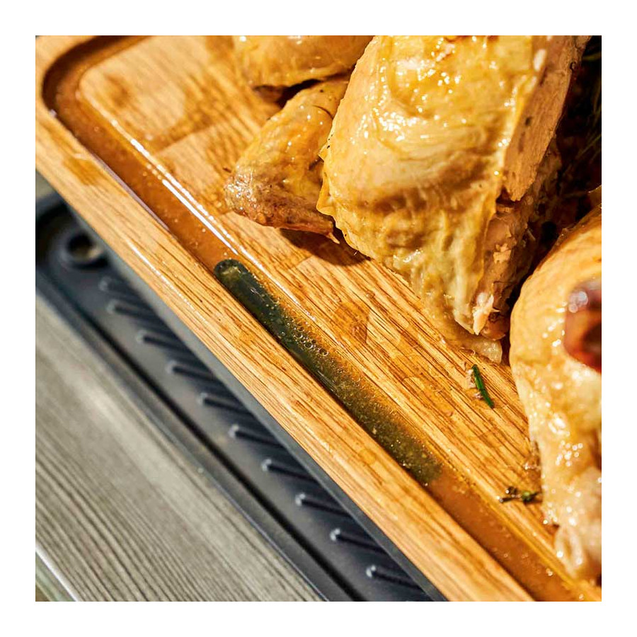 Plat à rôtir Ooni large inox pour four à pizza Koda 2 Max