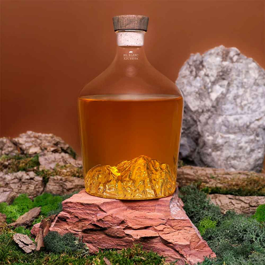 Carafe à spiritueux Topographic Alaskan Maker Mont Blanc
