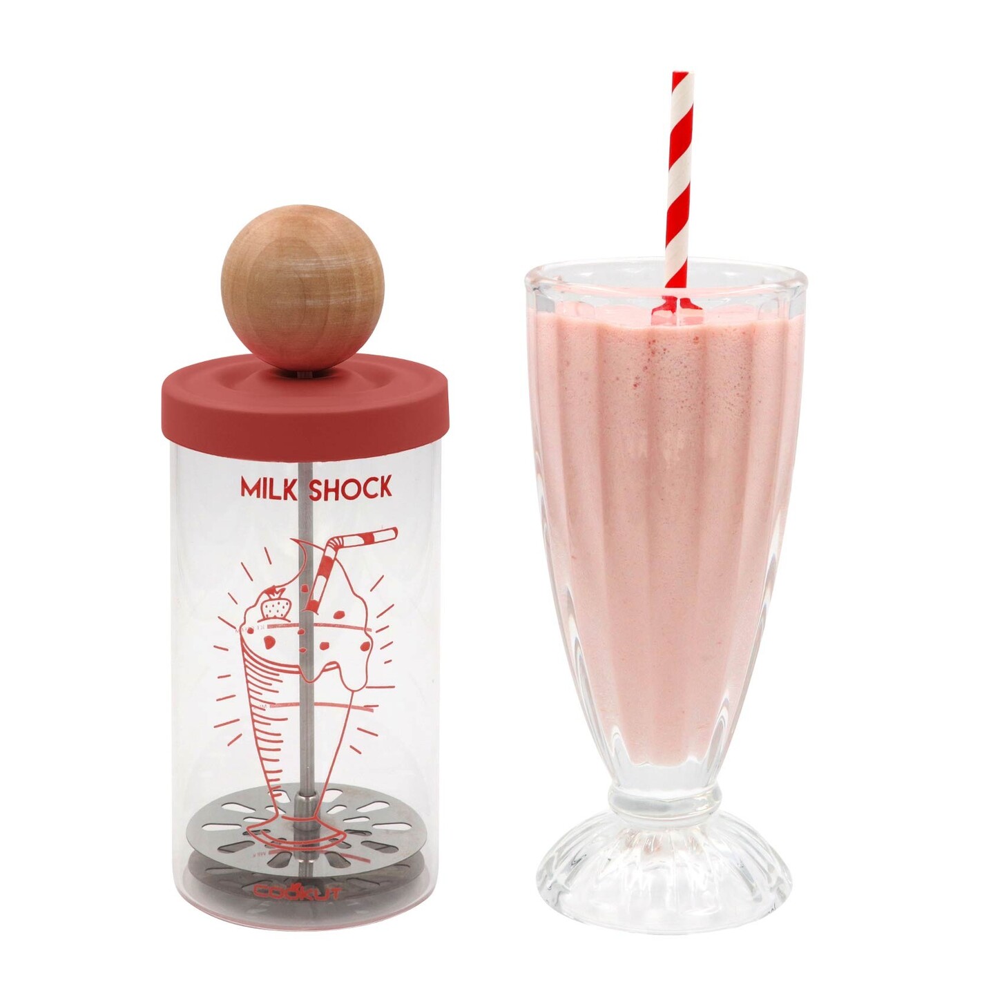Shaker pour Milk Shake - Cookut